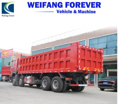 China Good Condition Used HOWO Dump Truck Tipper 371HP 8X4 with Best Price for sale