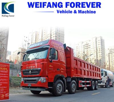 China Low Price Used HOWO Dump Truck Tipper 12 Wheels 360HP 40tons Good Condition for Africa for sale