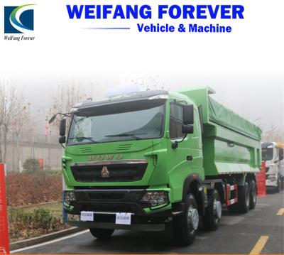 China Good Condition Used HOWO Dump Truck Tipper 390HP 8X4 with Best Price for sale