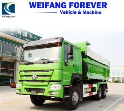 China Best Condition Low Price HOWO Used Dump Trucks with 10 Tires 6X4 Tipper Ready Work for Africa for sale