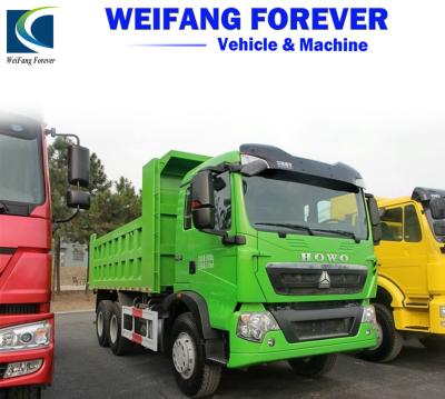 China Sinotruk HOWO Used Dump Truck with 10 Tires with New Bucket Strong Quality Low Price for Africa Market for sale