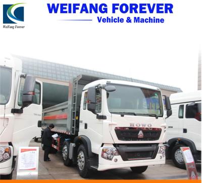 China Best Condition Used HOWO Dump Truck with 12 Wheels Tipper with New Bucket on Hot Sale in Africa Market for sale