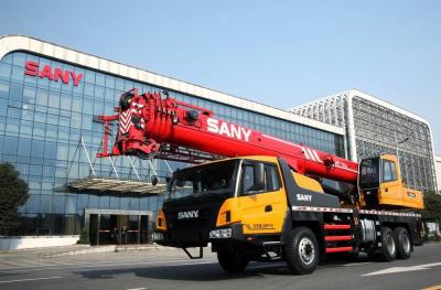 China Hydraulic Control System Top Brand Used Sany 4 Sections Booms 25 Ton Loading Capacity Truck Crane Stc250 on Sale for sale