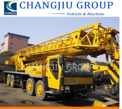 China Used Truck Crane Chinese Brand Truck Crane 70t Hydraulic Crane for sale