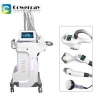 China 4 Handle Vacuum RF Slimming Device 1MHz Mono Bipolar Fat Burning Body Contour Machine for sale