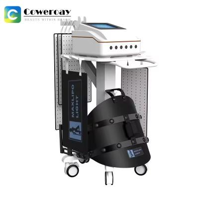 Cina 635nm 940nm Maxlipo LED Light Therapy Slimming Machine Con Maschera in vendita