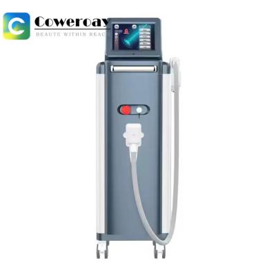 China Ice Speed Diode Laser Bikini Enthaarungsmaschine mit 3 Wellenlängen Enthaarung zu verkaufen