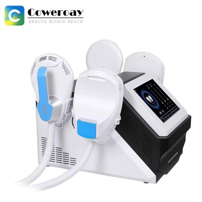 China Popular 4 manijas  NEO RF máquina 7 Tesla máquina de quema de grasa EMS en venta