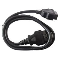China 100CM OBD2 Cable Adapter Male to Female 16-Pin Extension Cable for Universal Automotive Diagnostics for sale