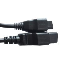 China 100CM OBD2 Cable Adapter Male to Female 16-Pin Extension Cable for Universal Automotive Diagnostics for sale