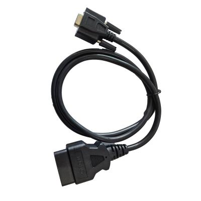 China 9 Pin Db9 OBD GPS Cable 12V 24V With Male To Female Connector for sale