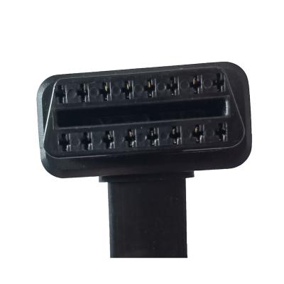 China Flat J1962 Car OBD Cable , 16 Pin Car Scanner Cable For Diagnostic for sale