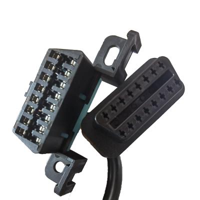 Cina Cavo di interfaccia di estensione Obd2 dell'automobile, maschio raddoppiarsi cavo femminile del porto di OBD in vendita