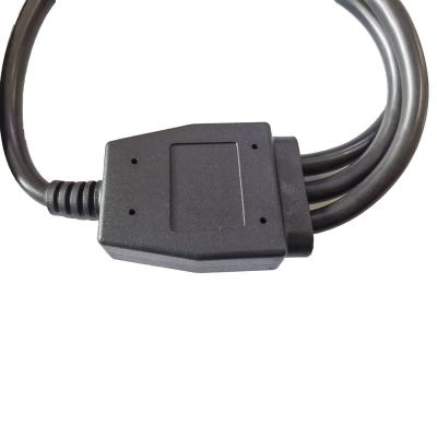 Cina Gomito maschio di Pin 1 del cavo 16 di dati OBD OBD2 Y all'estensione femminile 3 in vendita