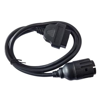 Cina il sistema diagnostico del camion di 12V 24V OBD2 cabla 10 Pin Adapter For Automotive Industries in vendita