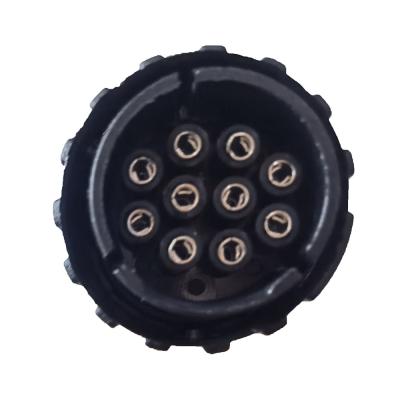 Cina il sistema diagnostico del camion di 12V 24V OBD2 cabla 10 Pin Adapter For Automotive Industries in vendita
