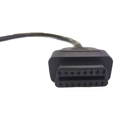 China Practical PVC OBD Adapter Cable , Detector Auto Diagnostic Cable for sale