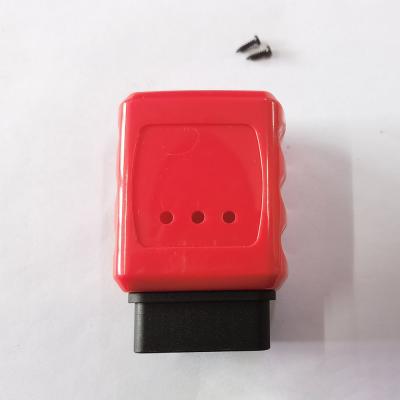 China Stable Red OBD Car Adapter , Bent Pin Motorcycle OBD2 Adapter for sale