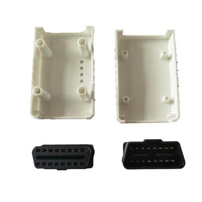 Cina Soltanto non alloggiare alloggio di Bent Pin Gold Plated Male Bent Pin Nickel Plated Female Assembled OBD2 di apertura del doppio del PWB OBD2 in vendita