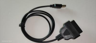 Cina 12V 24V OBDII alla femmina del cavo di USB alla spina maschio 2.0A multiuso in vendita