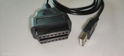 Cina 12V 24V OBDII alla femmina del cavo di USB alla spina maschio 2.0A multiuso in vendita