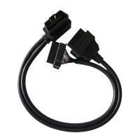 China OBD2 Y Cable Splitter 2A 12V Plastic Connector Diagnostic Extension Cable for sale