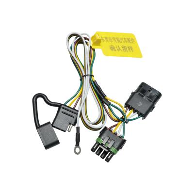 China 4 Pin Hooded Pickup Truck Trailer Connection Cable for sale