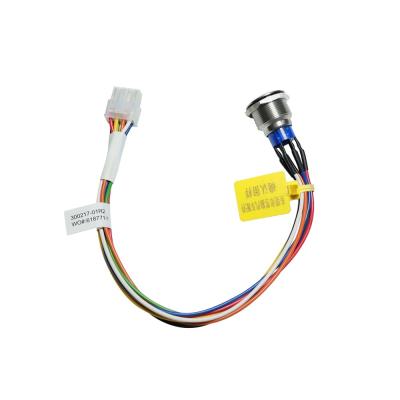 China Waterproof Metal Key Switch Wire Harness for sale