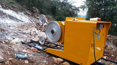 China Diamond wire saw machine with high working efficiency for granite quarry,Model 75kw for sale