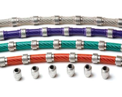 China Diamond Wire Saw Beads for Marble and granite quarrying and cutting, 11mm and 11.5mm for sale