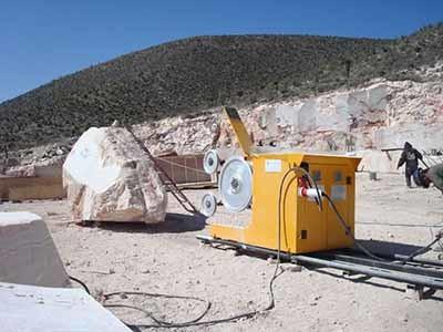 China Stone quarry machine, wire cutting machine with high working efficiency for granite quarry,Model 55kw for sale