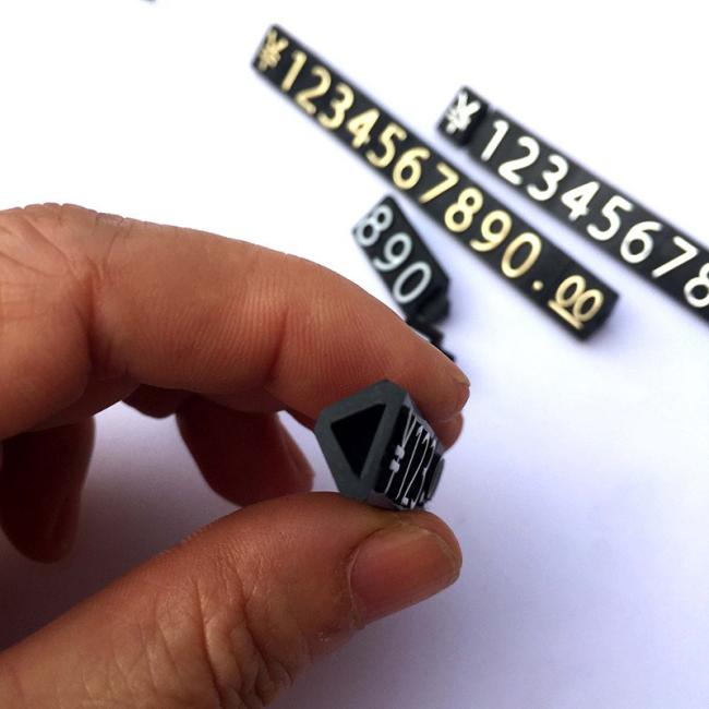 3D Digital Convex Watch Display Stand - side view