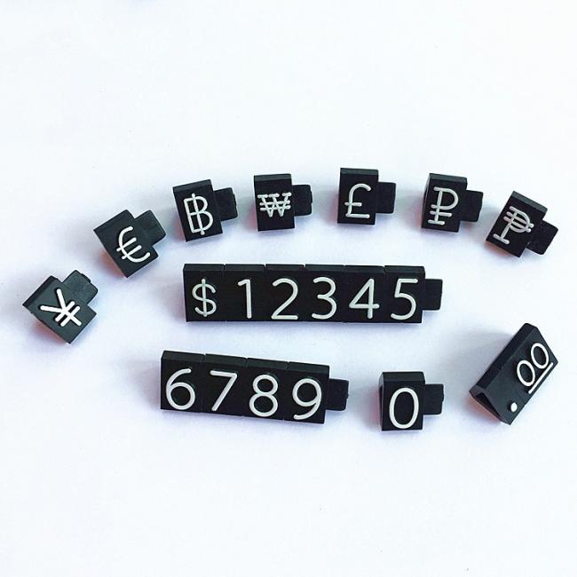 3D Digital Convex Watch Display Stand - front view