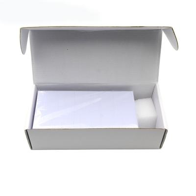 China White CR80 Blank PVC Cards Double Sided Printing For ID Badge Printers for sale