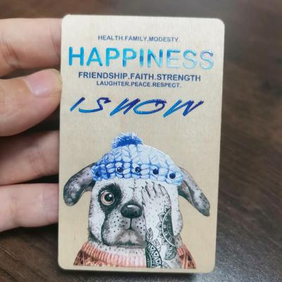 China NTAG 215 Wooden RFID NFC Card Waterproof for 13.56 MHz Access Control for sale