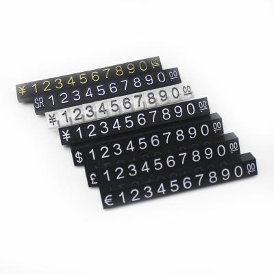 China 15x11mm Waterproof ABS Jewelry Price Tags - 1000pcs for sale