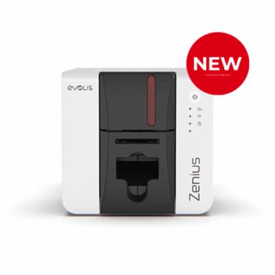 China Evolis Zenius 2 Compact ID Card Monochrome Printing Machine Single Sided for sale