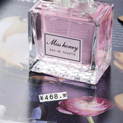 China 140 pcs AP3-5-3 Triangular price cubes are made from Transparent plastic and have embossed black lettering for sale