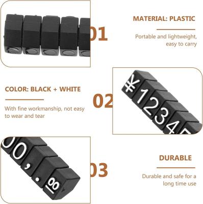 China Lightweight Price Tag Cube Jewelry Display Adjustable Price Display Cubes for sale