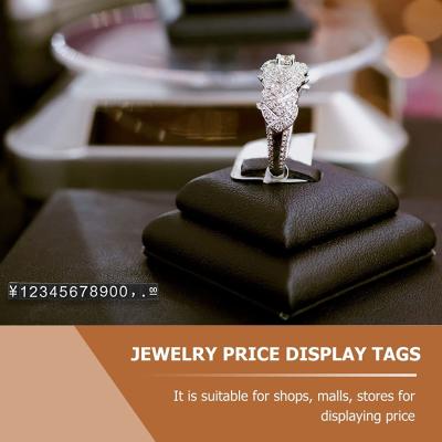 China Lightweight Price Tag Cube Jewelry Display Adjustable Price Display Cubes for sale