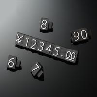 China Customizable 3D Digital Convex Plastic Watch Display Stand with Pricing Cubes for sale