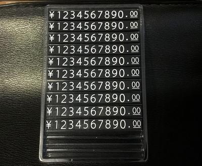 China Customizable 3D Digital Convex Plastic Watch Display Stand with Pricing Cubes for sale