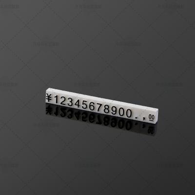 China AP1-5-3 ABS Plastic Assembly Mall Price Signs Price Display For Jewellery for sale