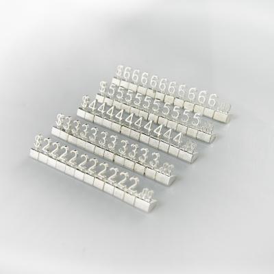 China 3D Metal USD Pricing Systems price cubes Retail Price Display Tags for sale