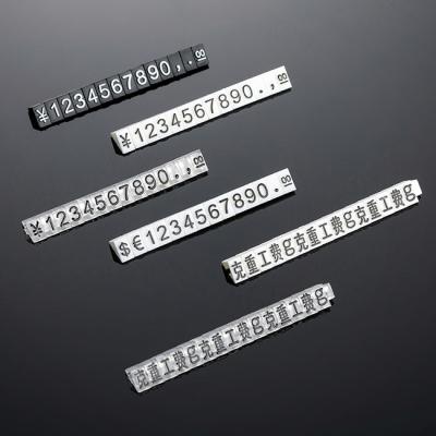 China AP3-5-3 Triangular Plastic Price Cubes For Jewelry And Luxury Goods for sale