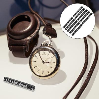 China MINI ABS Plastic Advertising Price Tag Cubes Transparent 5X3mm for sale