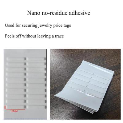 China 15*2mm Per 20 Pieces Per Sheet Adhesive Jewellery Price Tag for sale