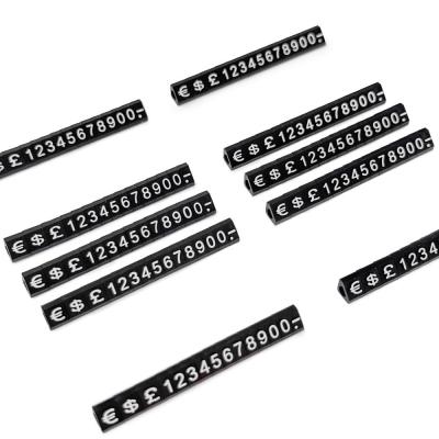 China High End Triangular Mini Price Tag Cubes 5x3mm For Jewelry Display for sale