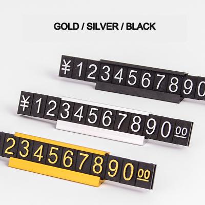 China Custom Price Cube Labels Price Display Sign For Supermarket Tobacco Wine Jewelry for sale