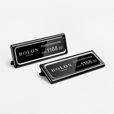 China Mini Retail Price Display Tags Removable Number Letter Pricing Label Stand for sale